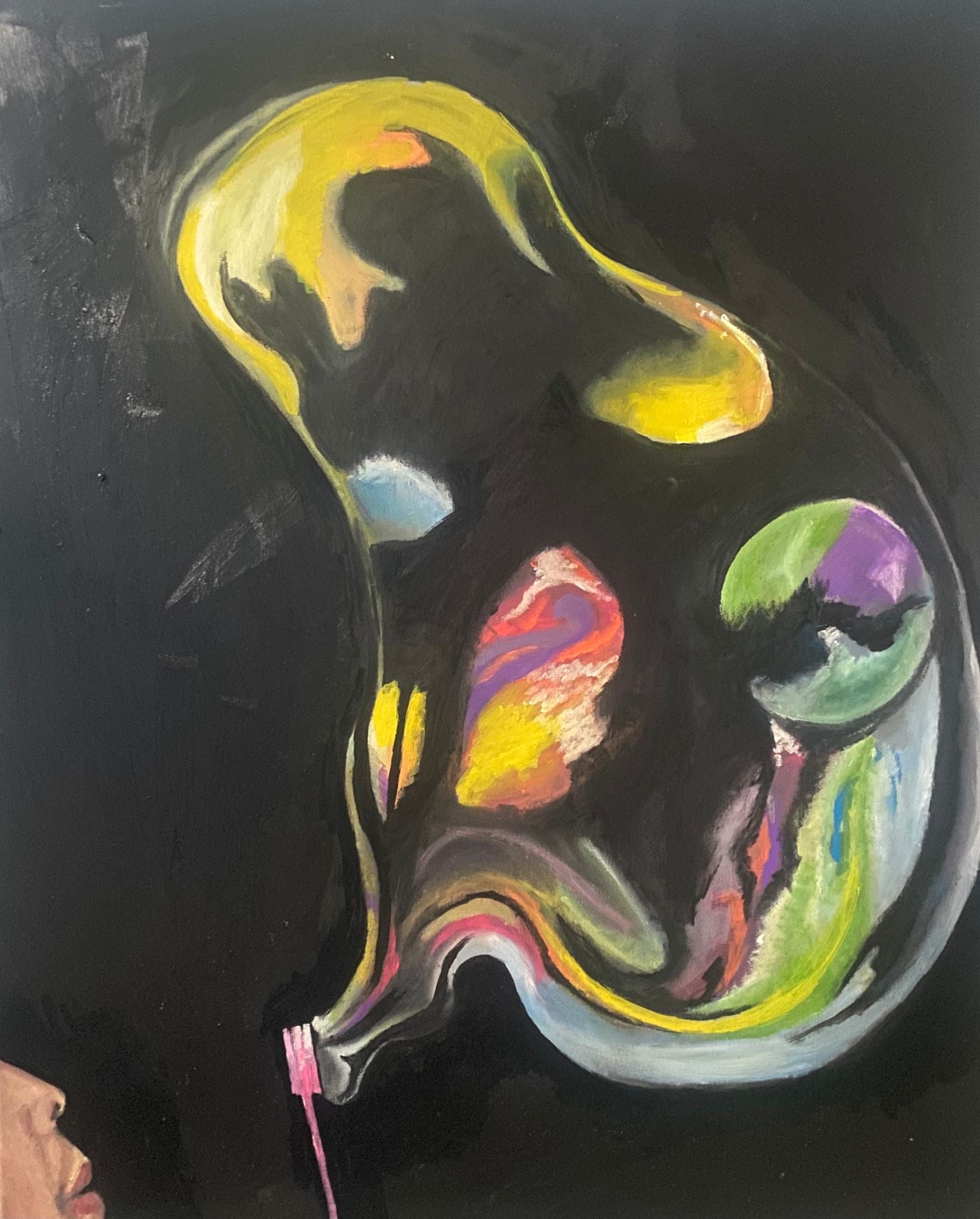 Striking modern bubble art print by Daisy Anne – At First Sight Gallery